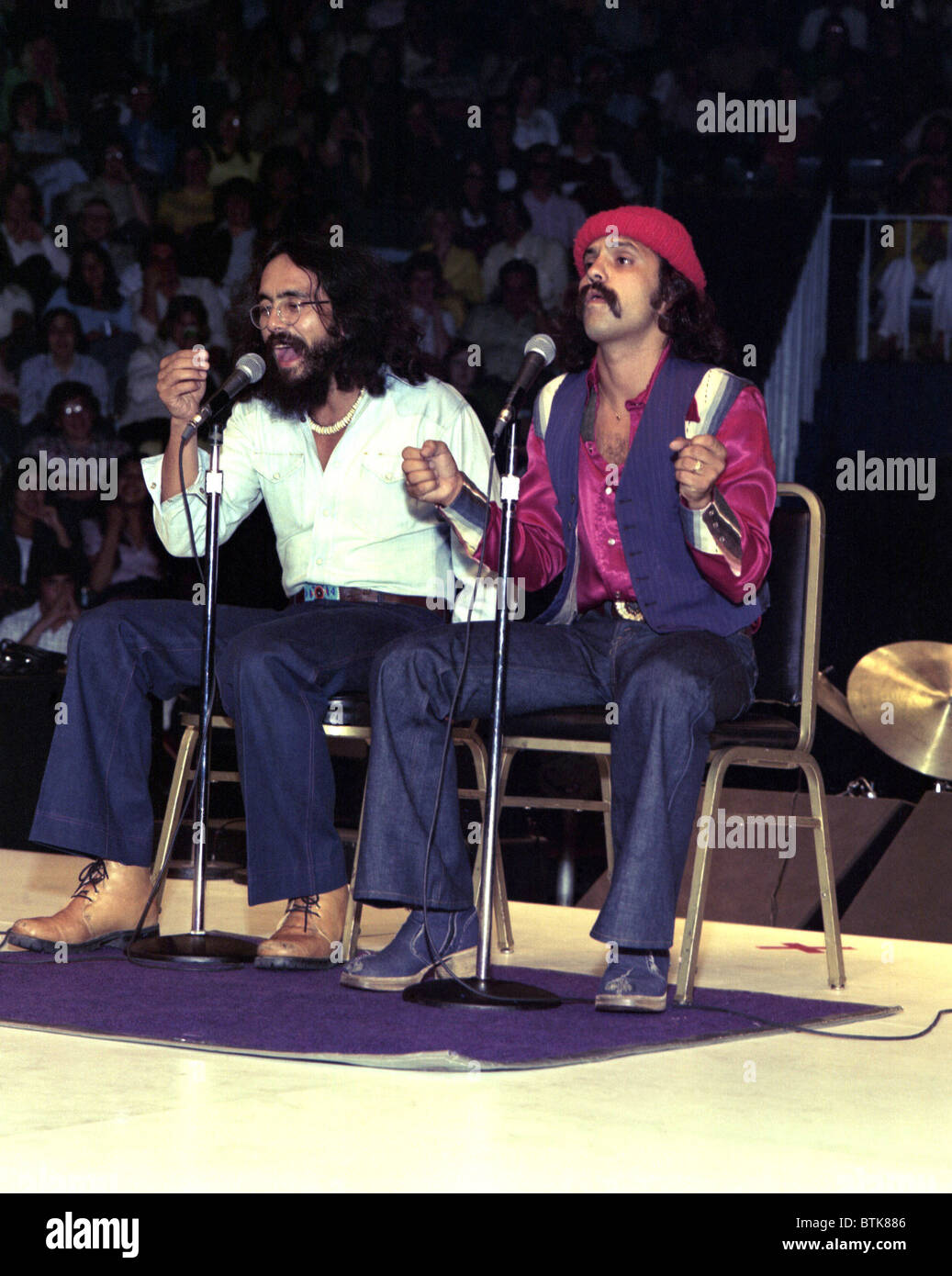 From left: Tommy Chong, Cheech Marin, (aka Cheech and Chong), 1974 ...