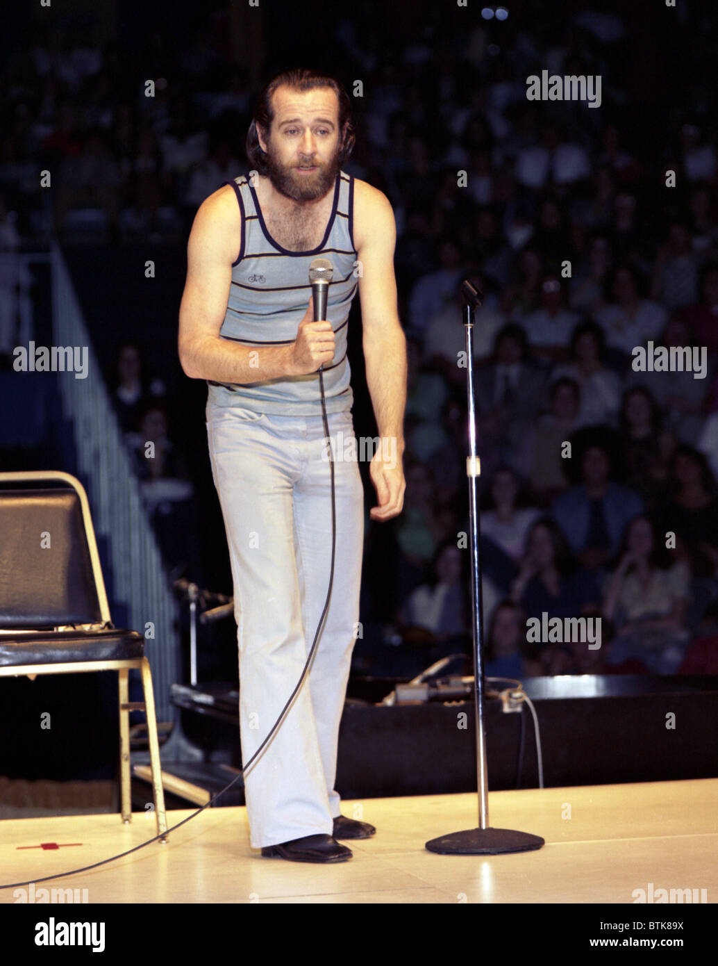 George Carlin, 1974, Millrun Playhouse Theater in the Round, Niles ...