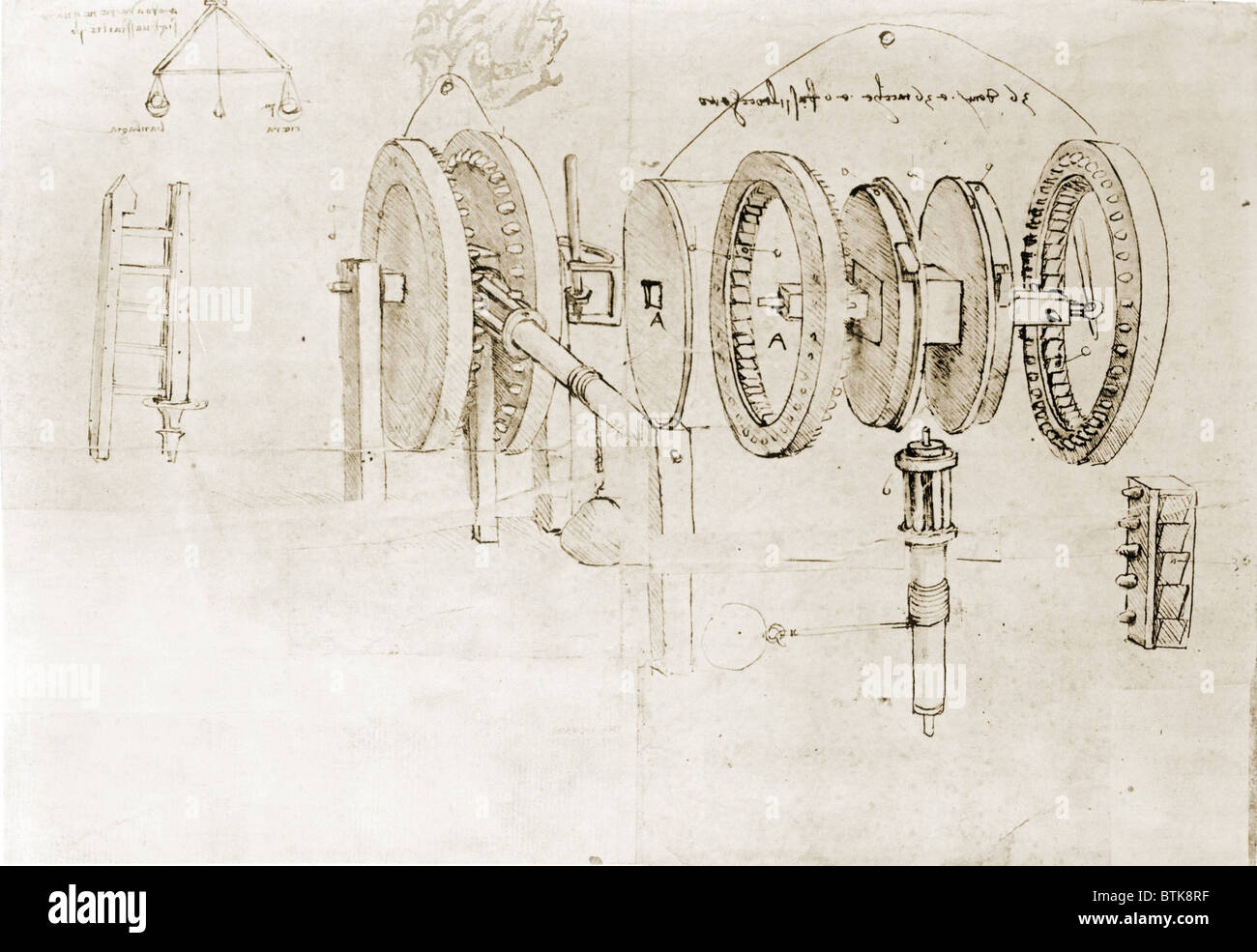 Leonardo Da Vinci Drawing High Resolution Stock Photography and Images ...