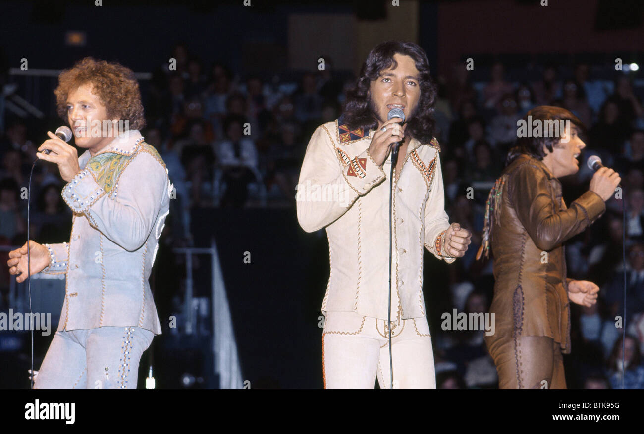 The Lettermen, from left: Tony Butala, Donny Pike, Gary Pike, 1976 ...
