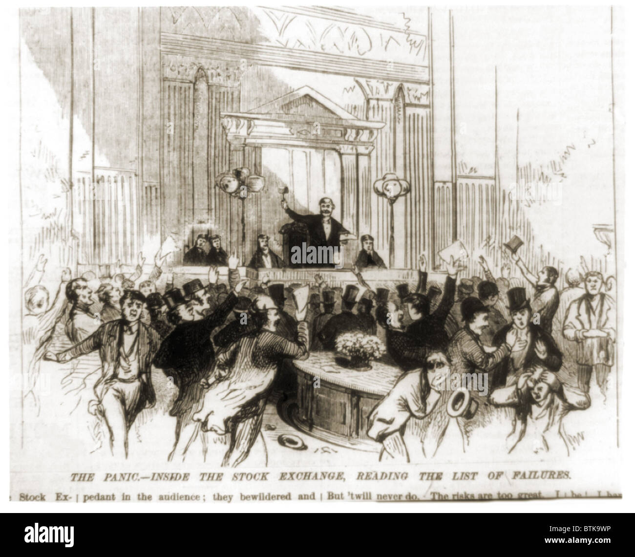Panic of 1873 new york city hi-res stock photography and images - Alamy