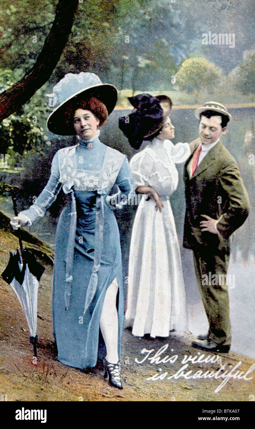 Man ogling women hi-res stock photography and images - Alamy