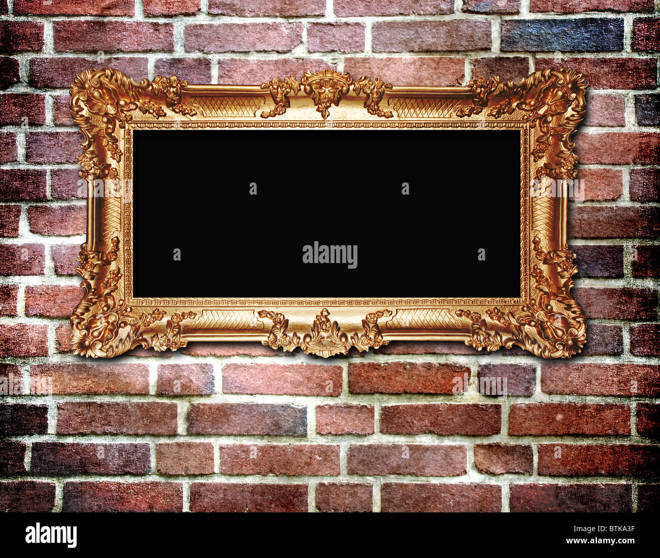 Retro background with decorative frame Stock Photo - Alamy