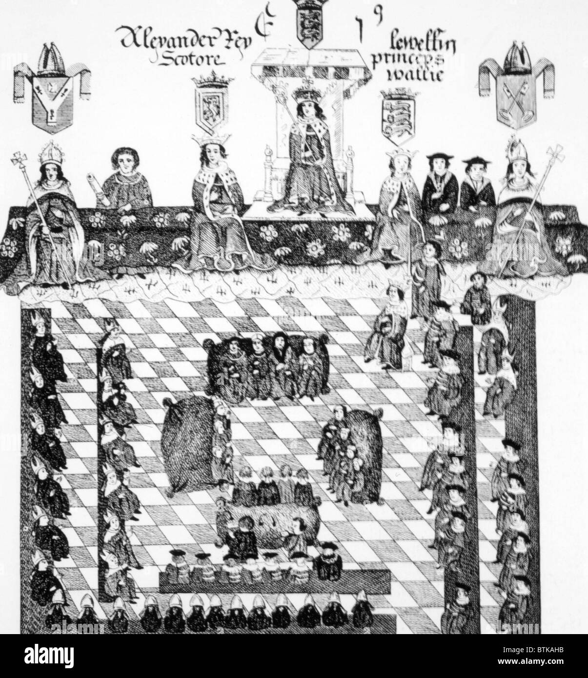 King Edward (1239-1307), center, ruled England from 1272 until his ...