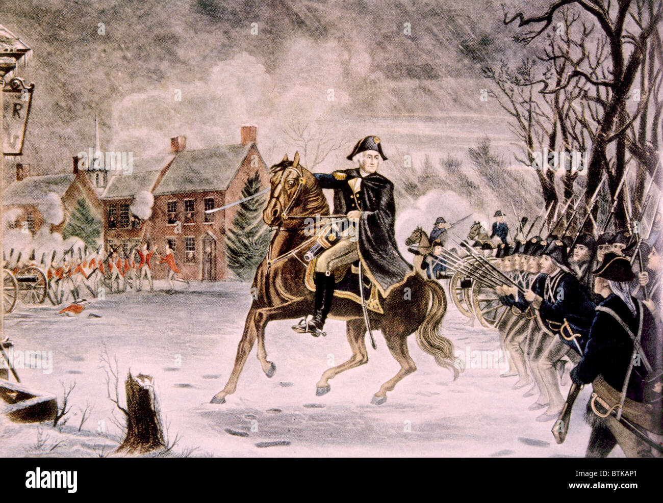 Battle trenton general george washington hi-res stock photography and ...