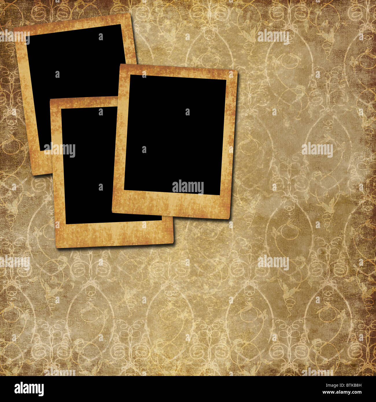 Vintage background with frames Stock Photo - Alamy