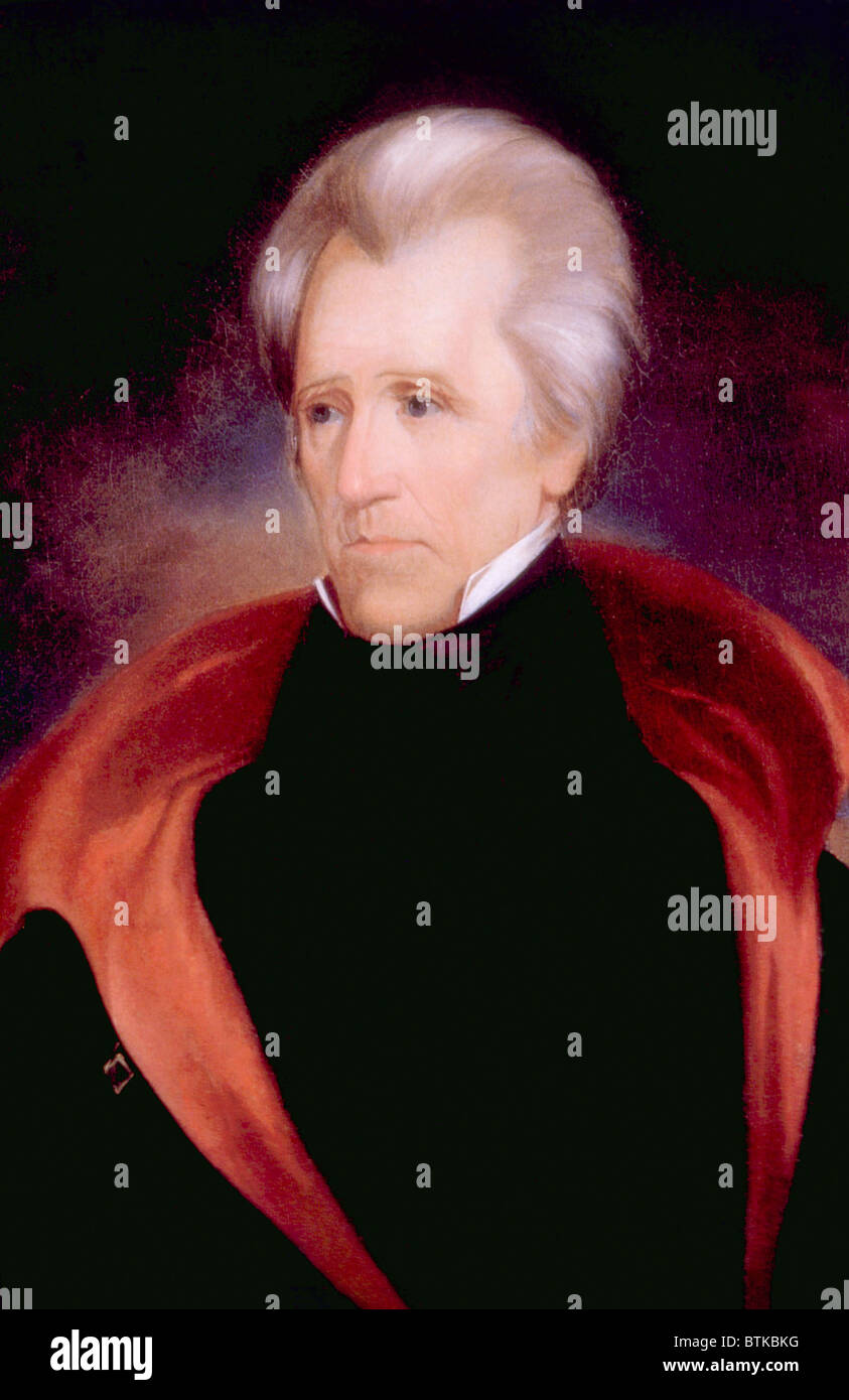 Andrew Jackson (1767-1845), U.S. President (1829-1837 Stock Photo - Alamy
