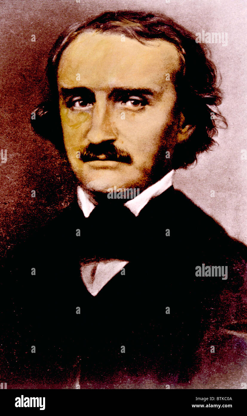 Edgar allan poe portrait hi-res stock photography and images - Alamy