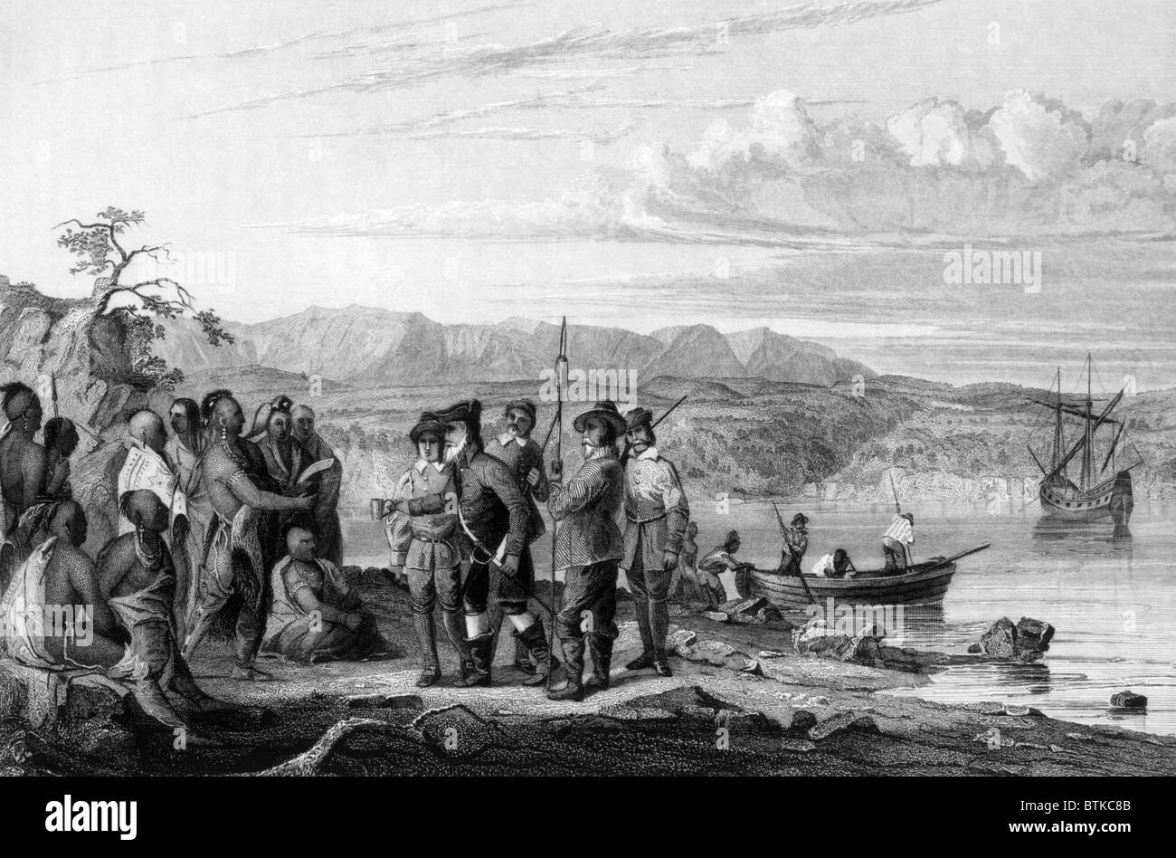 Henry hudson indians hi-res stock photography and images - Alamy