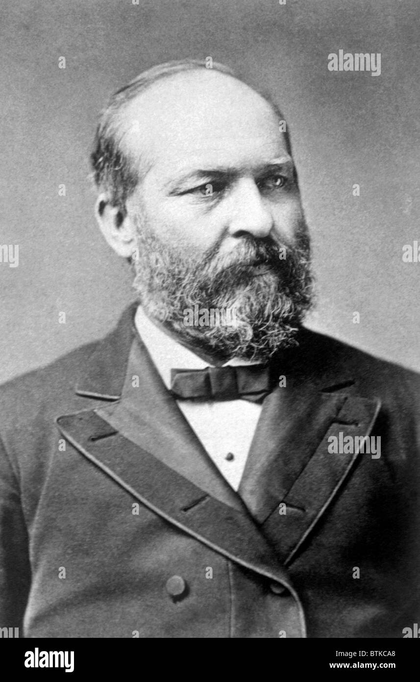 President garfield hi-res stock photography and images - Alamy