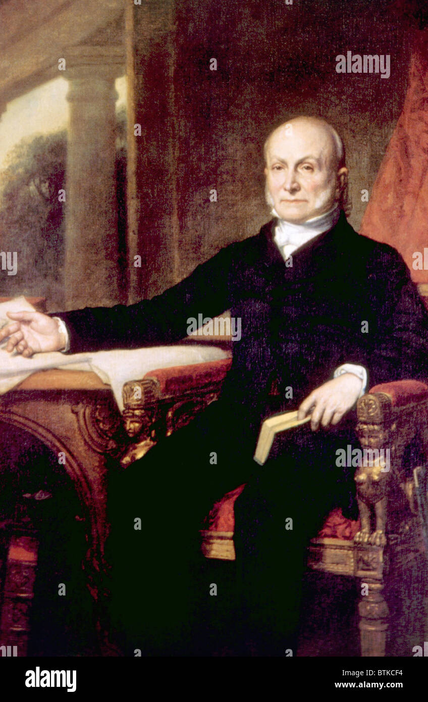John Quincy Adams (1767-1848), American President (1825-1829 Stock ...