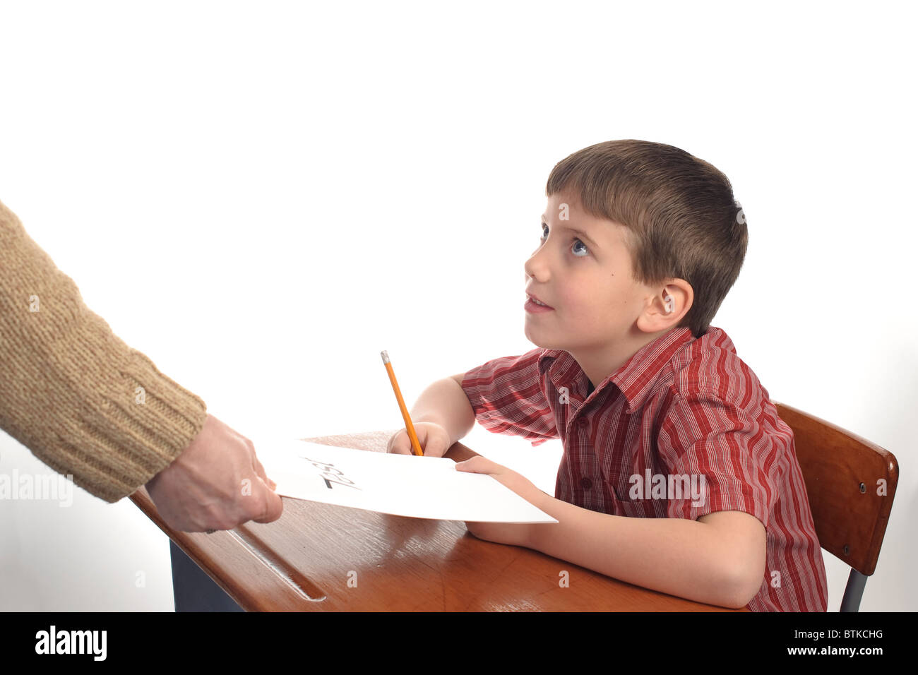 Boy frustrated test hi-res stock photography and images - Alamy