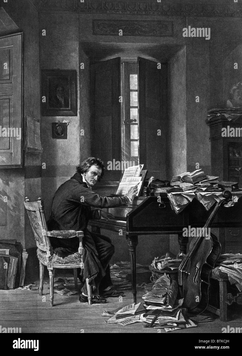 Ludwig van Beethoven (1770-1827 Stock Photo - Alamy