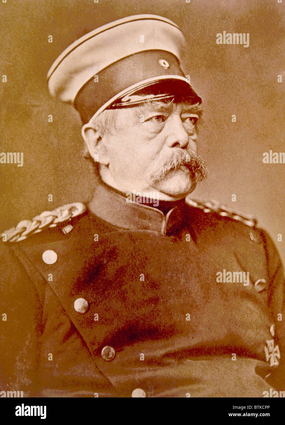 Otto von Bismarck (1815-1898), Chancellor of Germany, known as the Iron ...