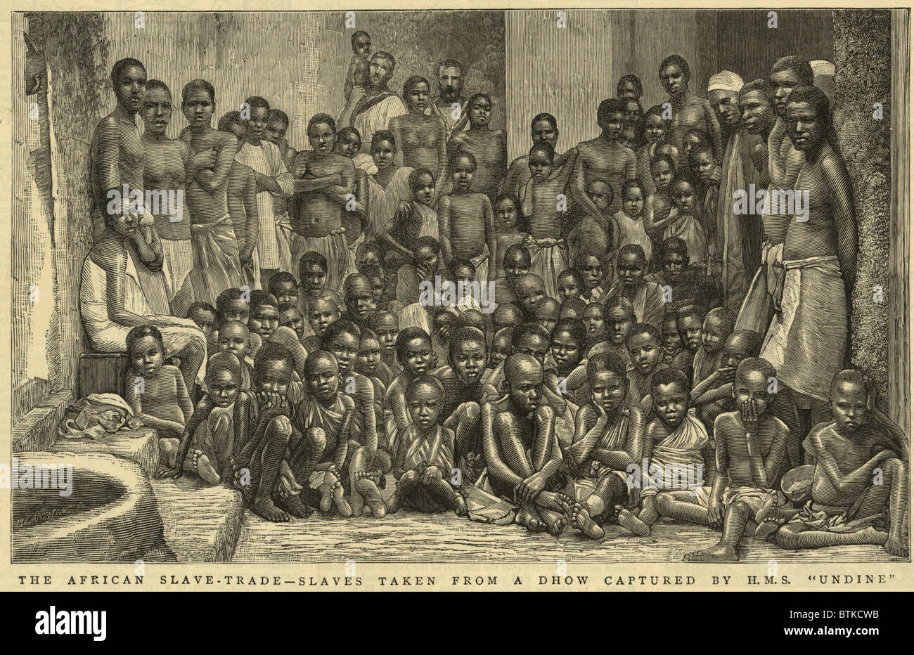 The British navy intercepted slave ships throughout the 19th century ...