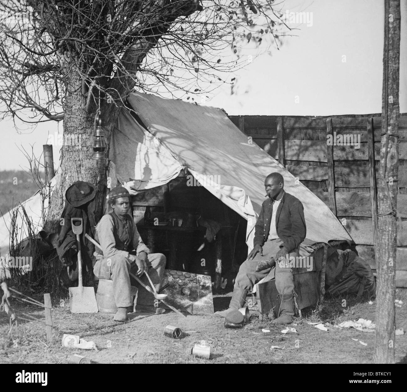 American civil war camp life hi-res stock photography and images - Alamy