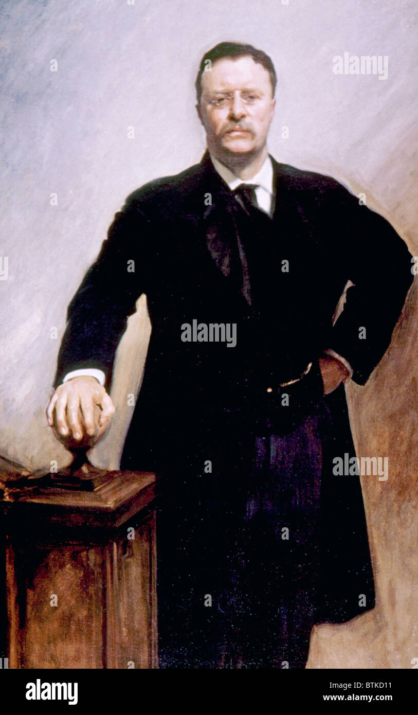 Theodore Roosevelt (1858-1919), U.S. President (1901-1909 Stock Photo ...