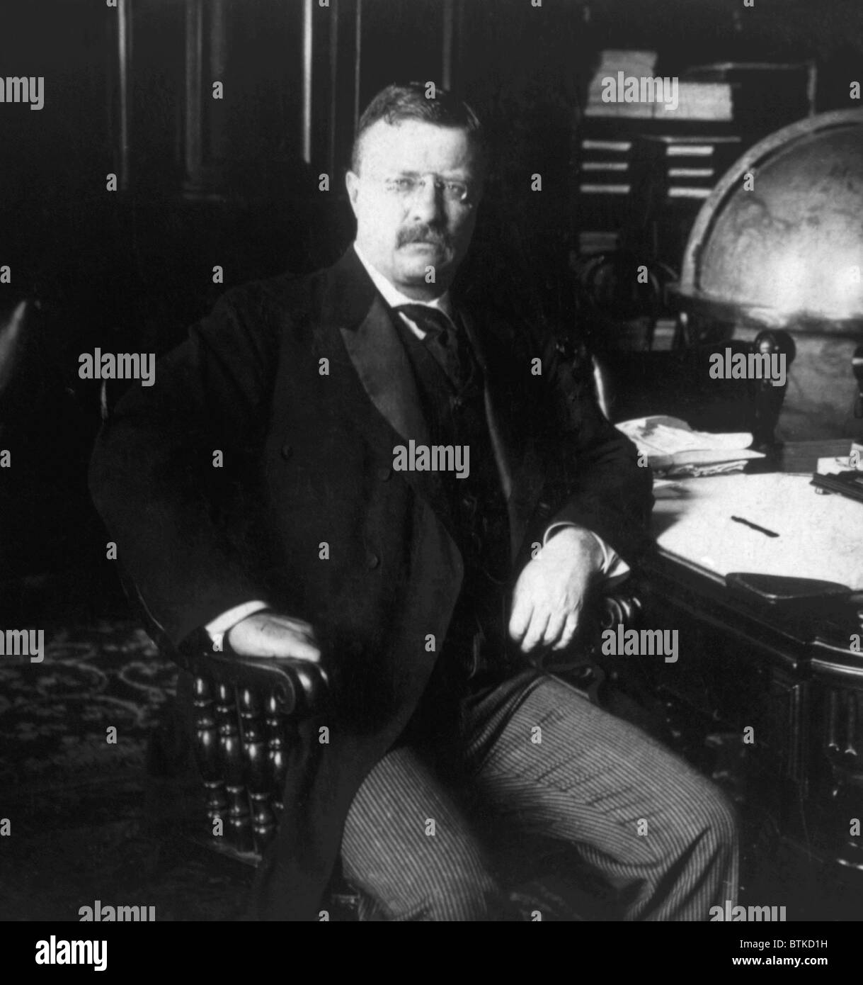 Theodore Roosevelt (1858-1919), U.S. President (1901-1909), 1903 Stock ...