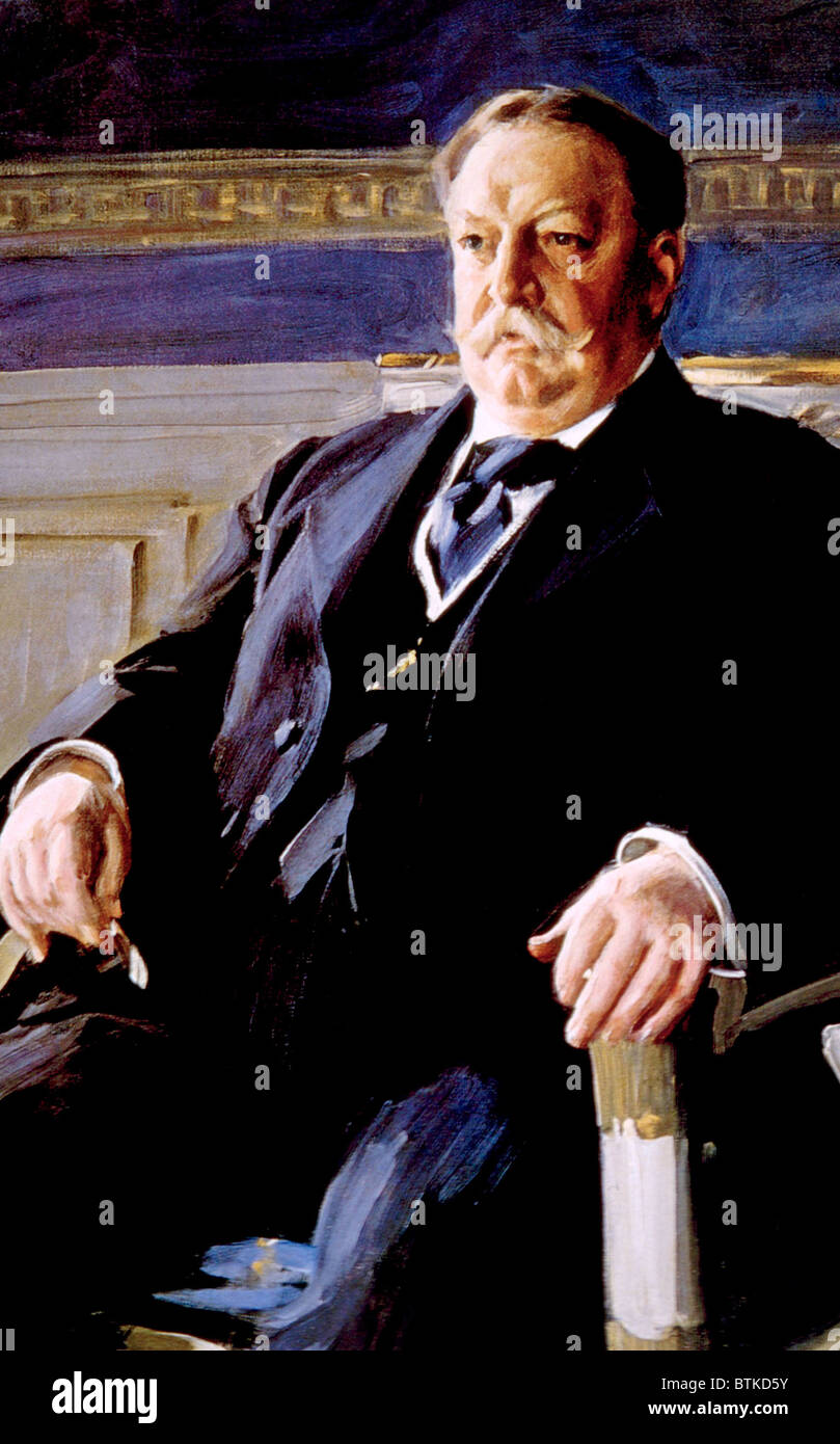 William Howard Taft (1857-1930), U.S. President (1909-1913 Stock Photo ...