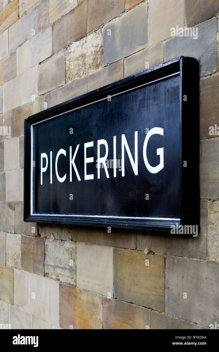 Pickering Train Station North Yorkshire England UK Stock Photo - Alamy