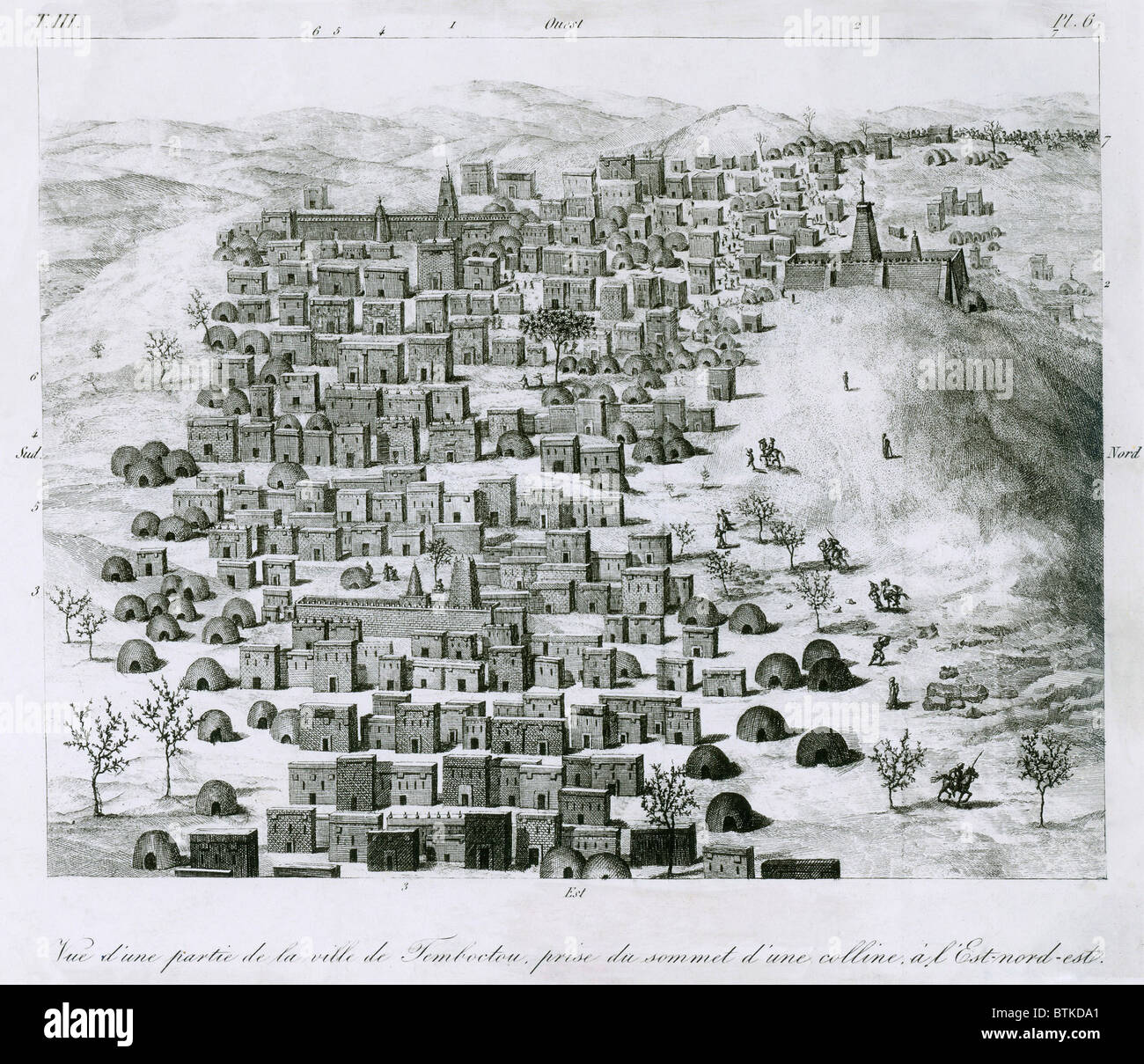 First European image of the African city Timbuktu by René-Auguste ...