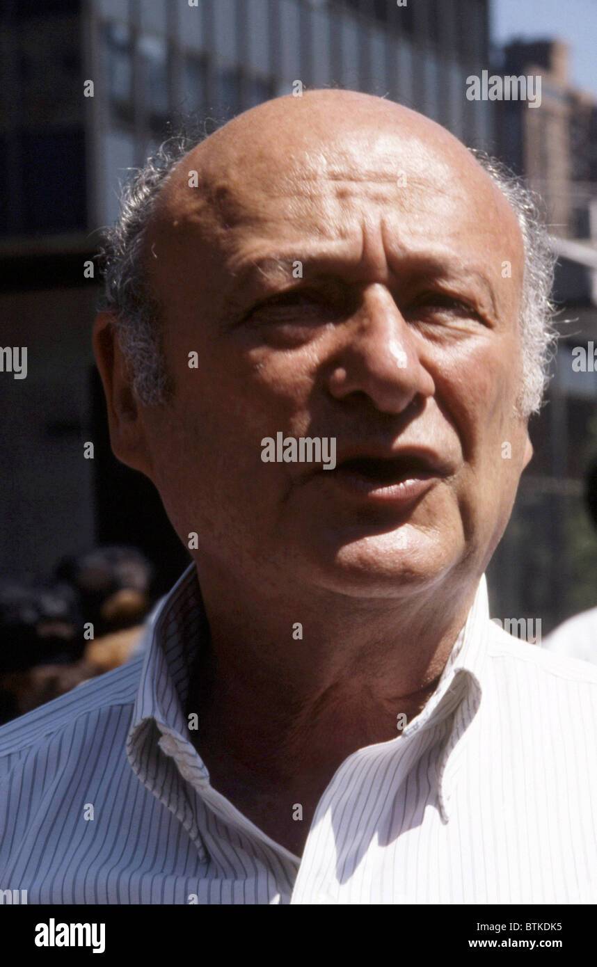 Mayor of New York City Ed Koch, June 1986, photo: Karen Petersen ...
