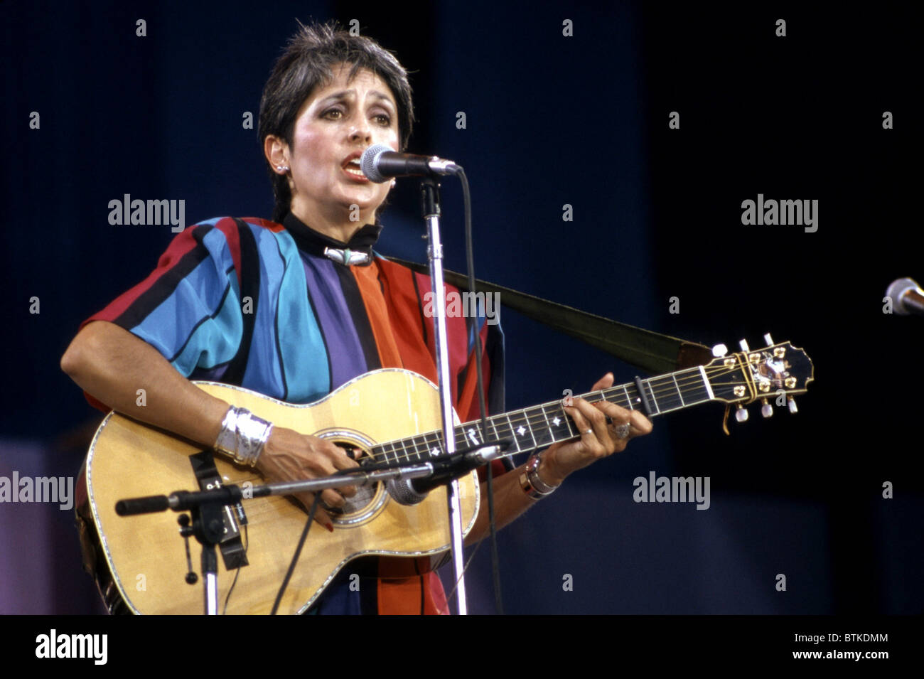 Joan Baez, Amnesty International Concerrt, New York, June 15, 1986 ...
