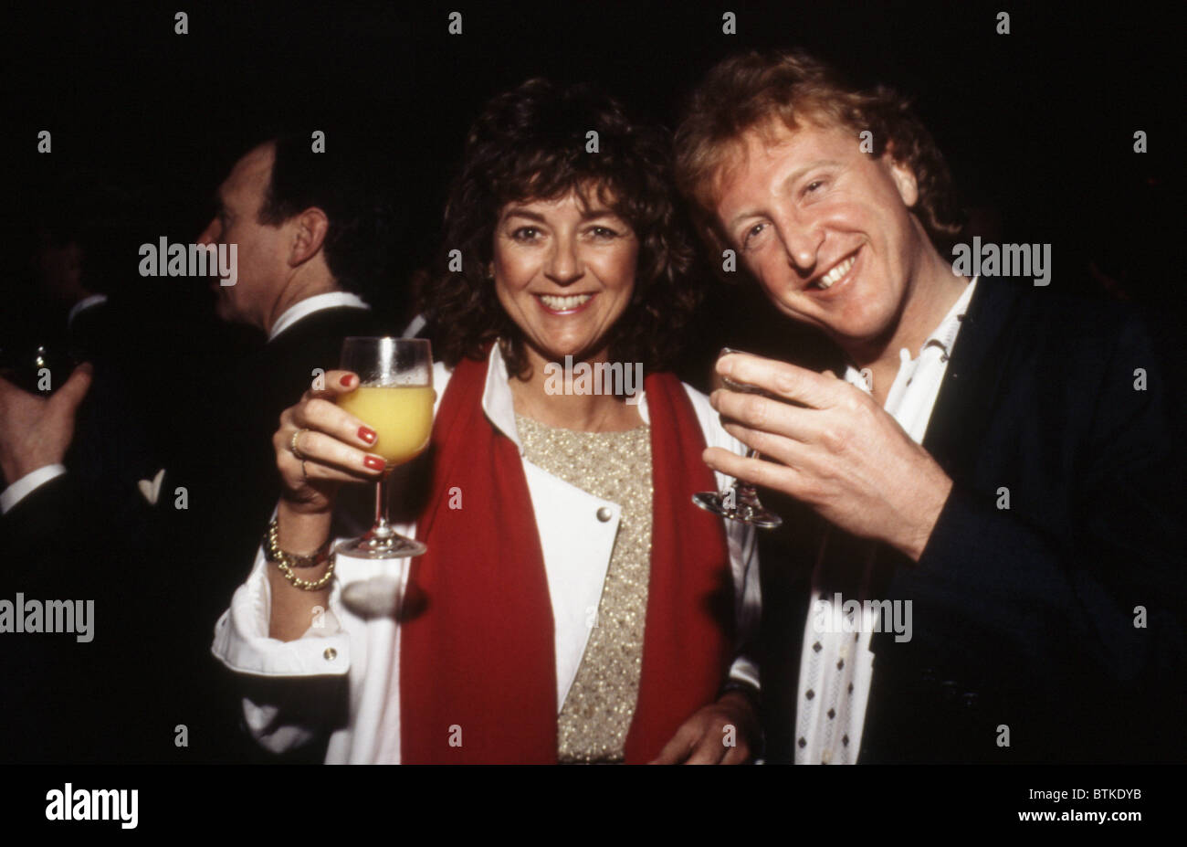 Rick Wills (of Foreigner) and his wife Lynn, New York, circa 1980s ...