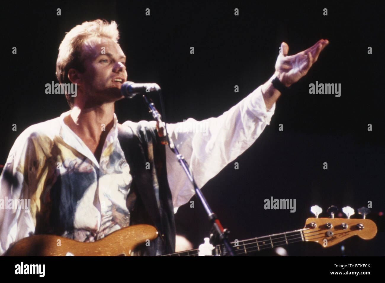 Sting musician 1980s hi-res stock photography and images - Alamy