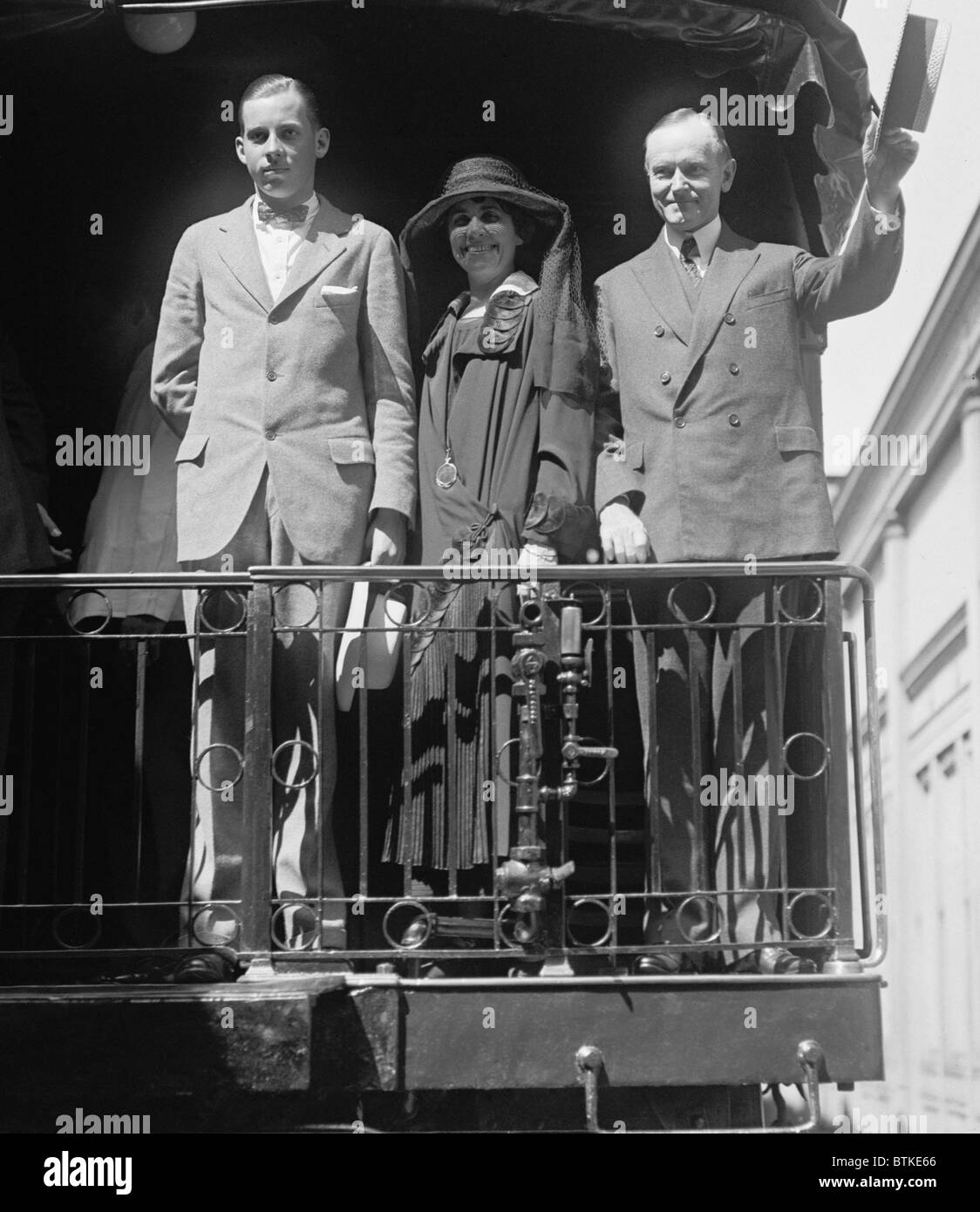 Calvin coolidge grace coolidge sons hi-res stock photography and images - Alamy