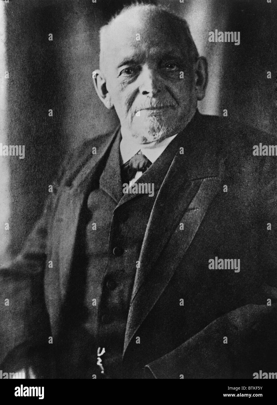 August Thyssen (1842-1926), German Industrialist who built a coal, iron ...