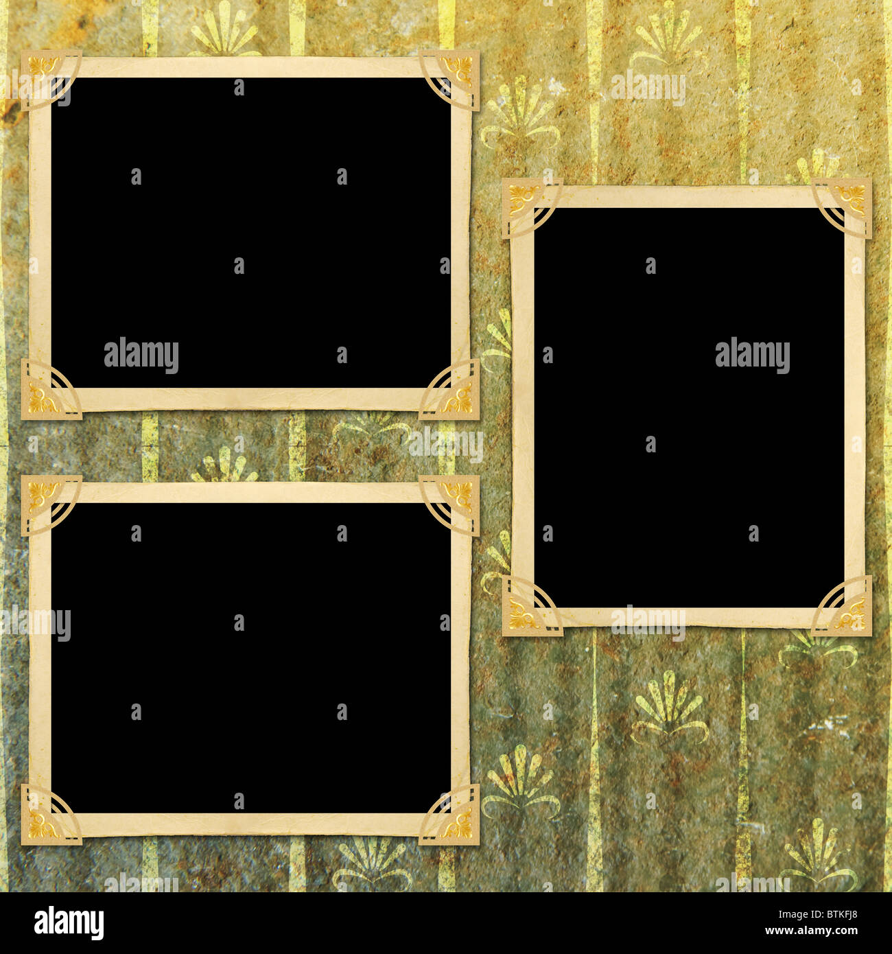 Vintage background with frames Stock Photo - Alamy