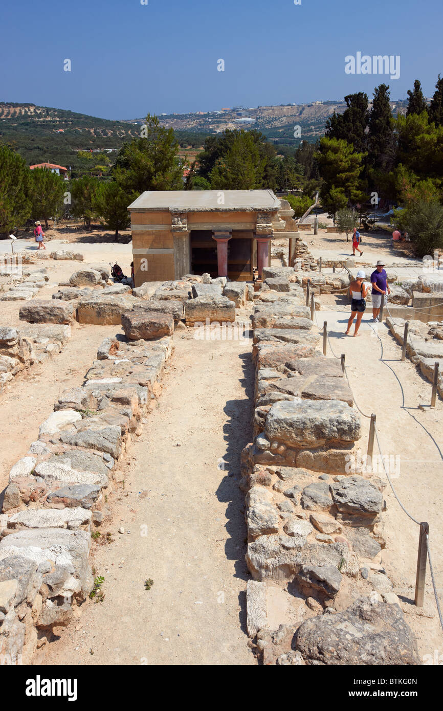 Knossos palace crete hi-res stock photography and images - Alamy
