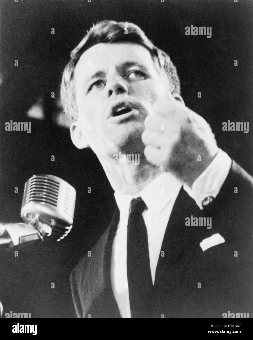 Robert f kennedy speech Black and White Stock Photos & Images - Alamy