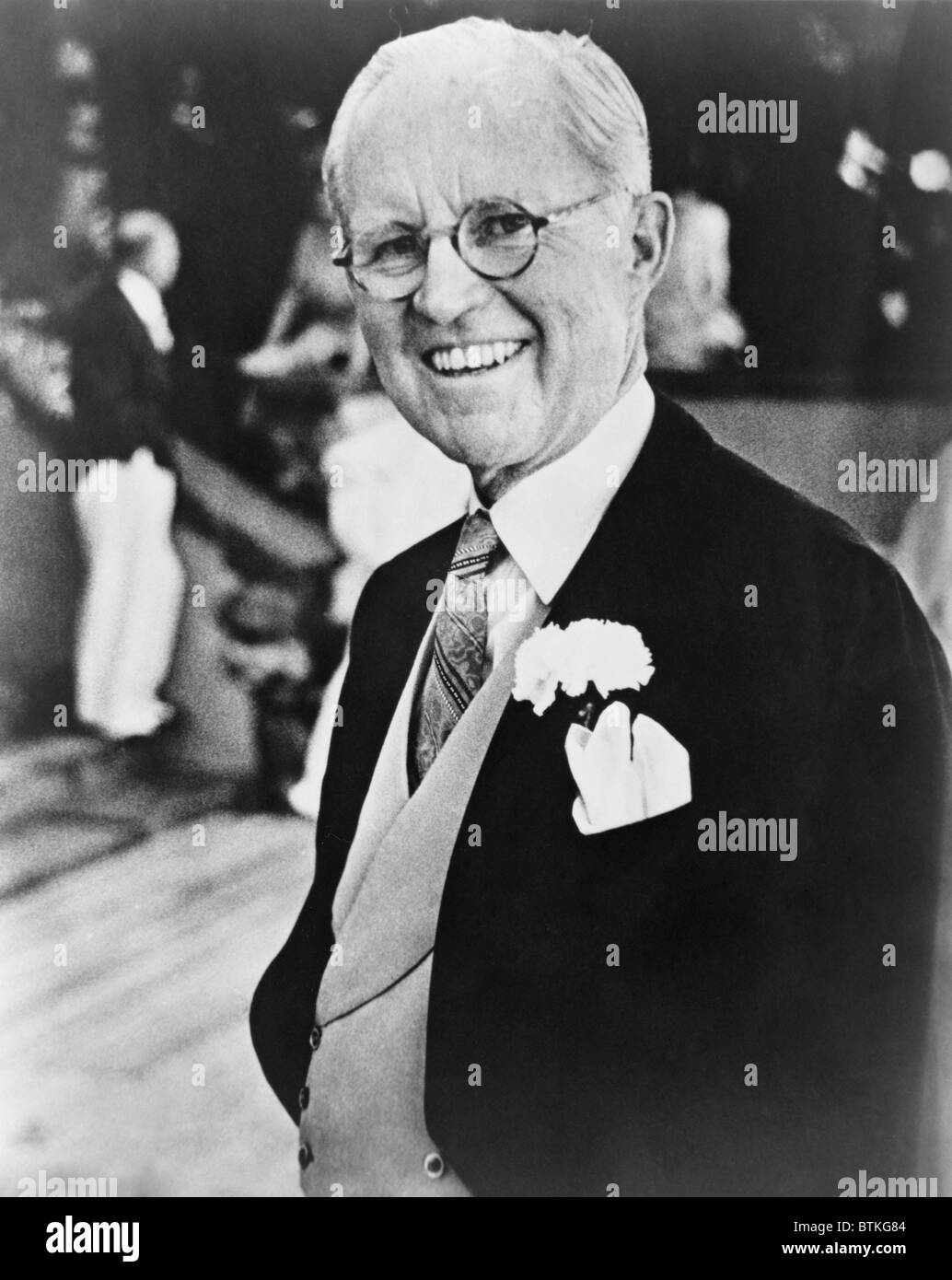 Joseph P. Kennedy (1888-1969), at the wedding of Jack and Jacqueline ...