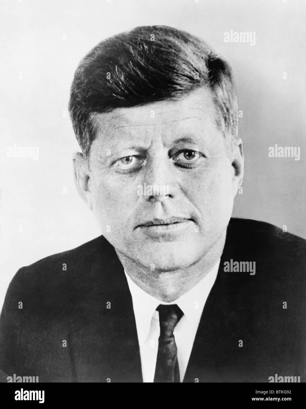 President John F. Kennedy (1917-1963). 1961 portrait Stock Photo - Alamy