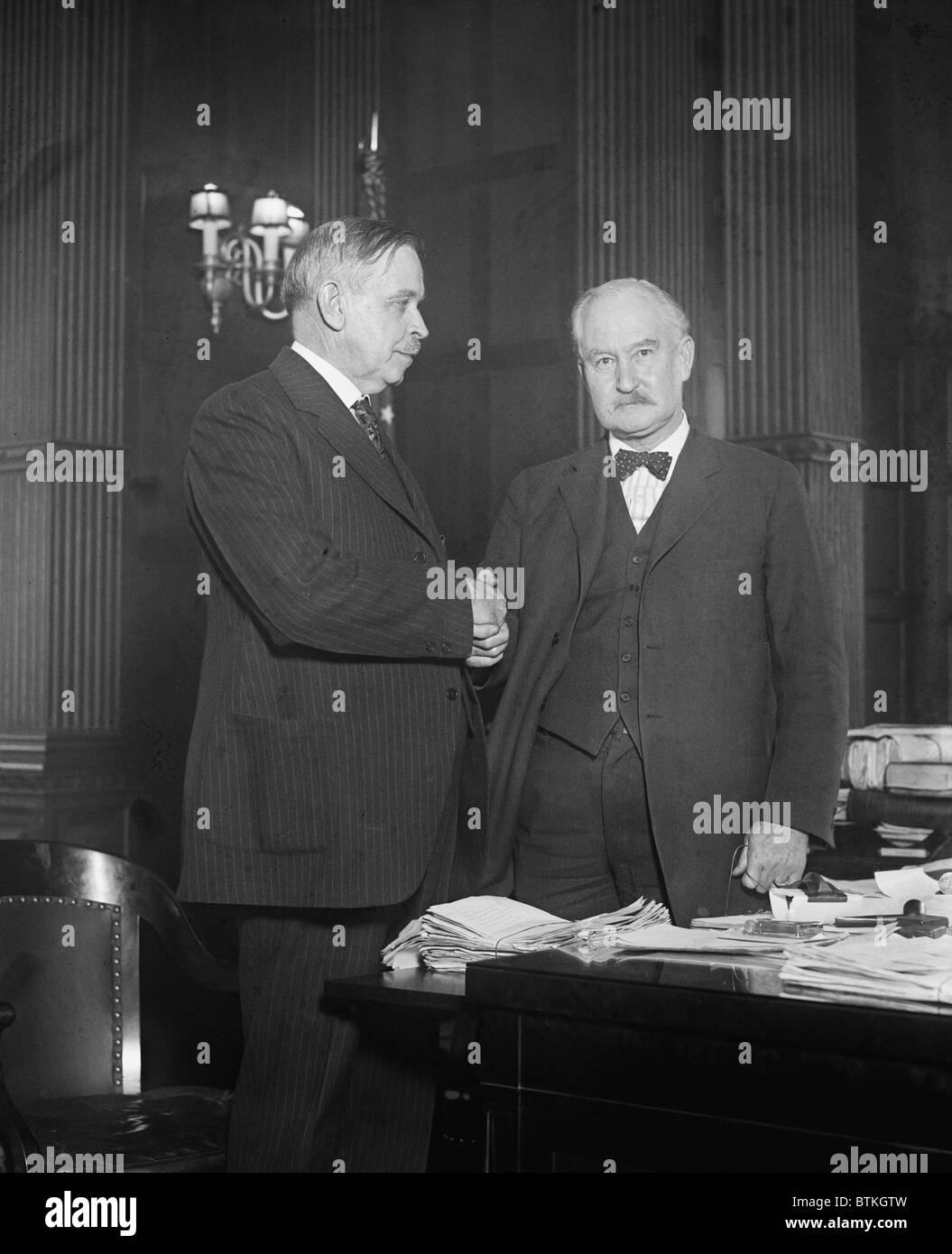 Albert B. Fall (1861-1944), Secretary of the Interior, in the Harding ...