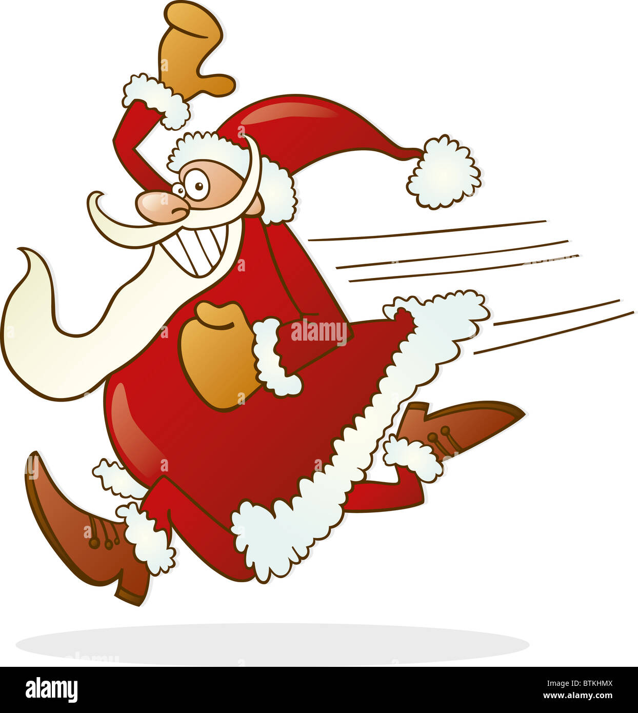 Santa run for wishes hi-res stock photography and images - Alamy