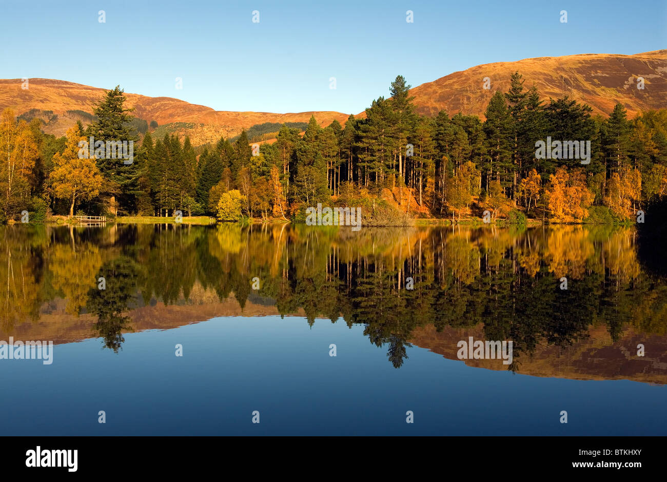 Glencoe Lochan, Glen Coe,Argyll, Scotland. Autumn colours in Scotland ...