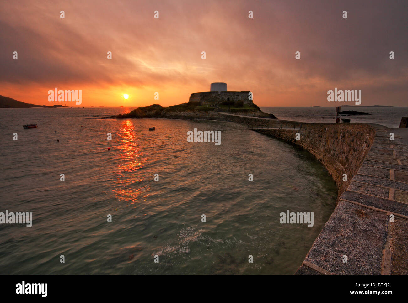 Fort Grey, Guernsey Stock Photo - Alamy