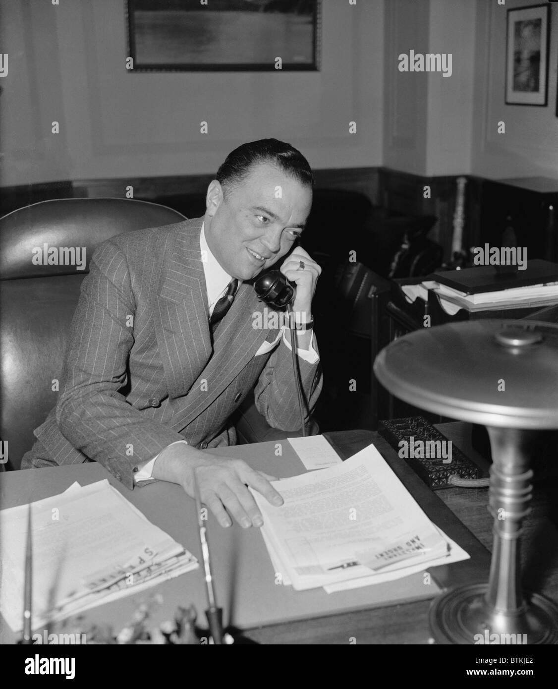 J edgar hoover desk hi-res stock photography and images - Alamy