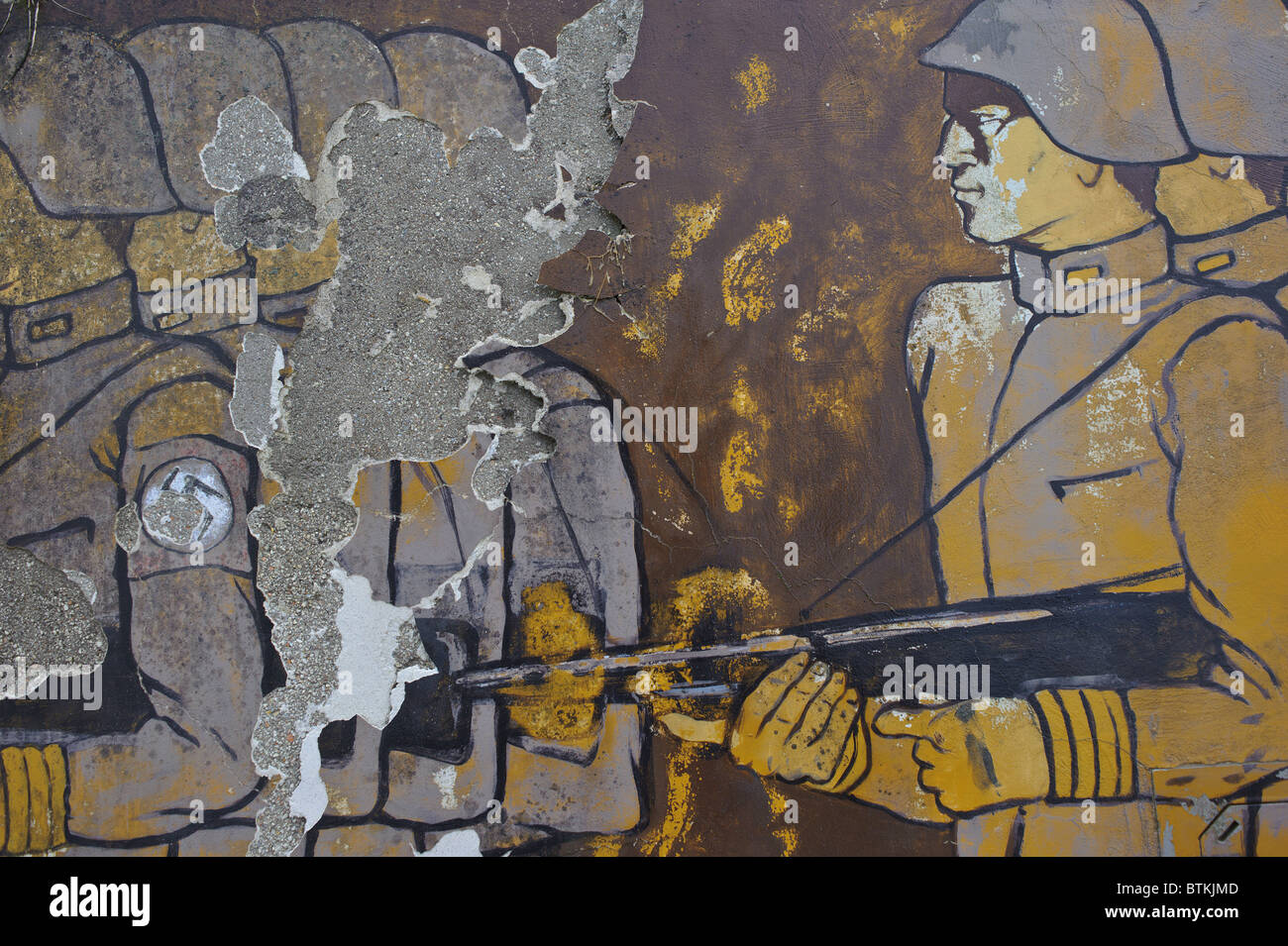 Italian resistance murals hi-res stock photography and images - Alamy