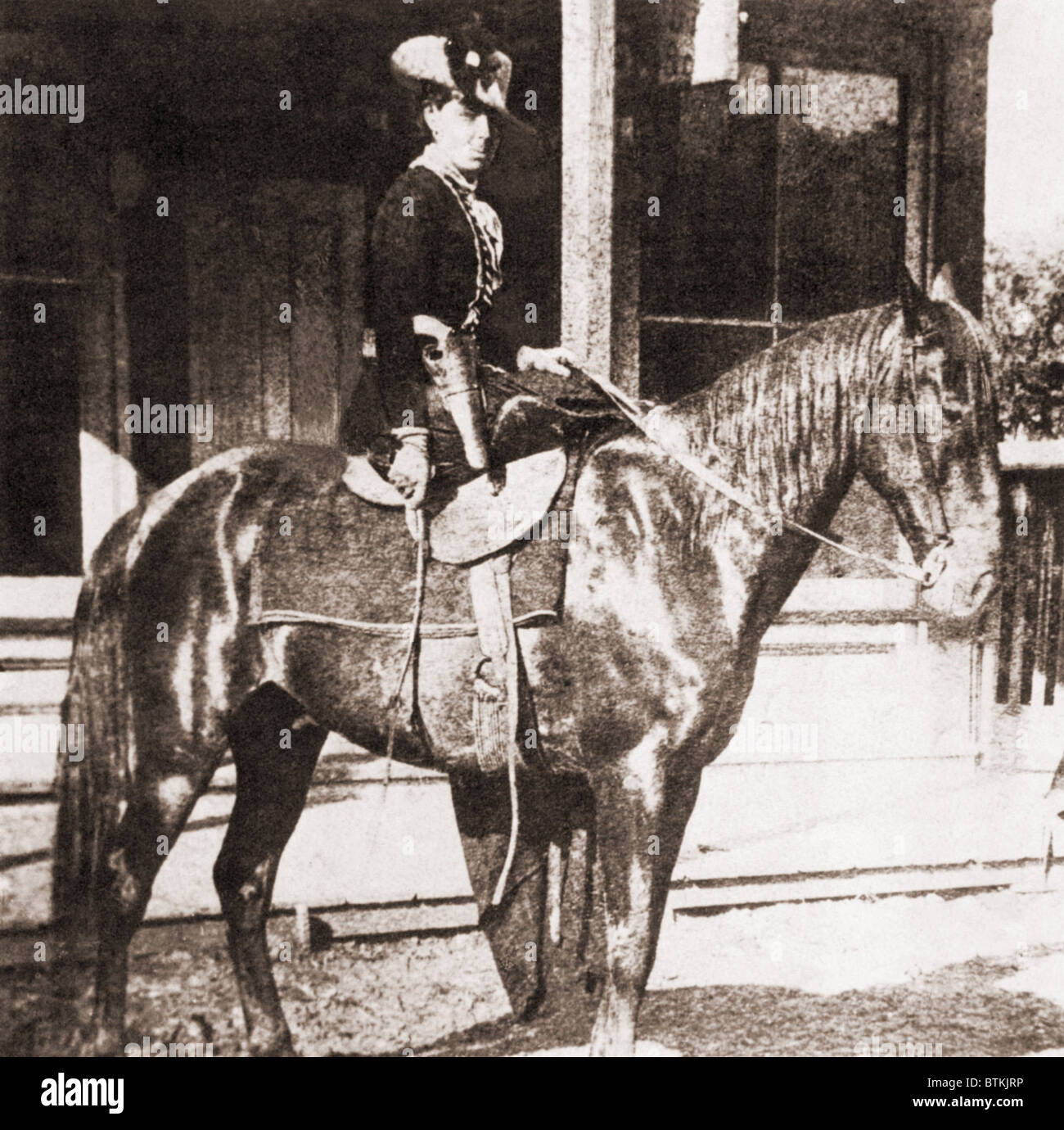 Belle starr side saddle hi-res stock photography and images - Alamy