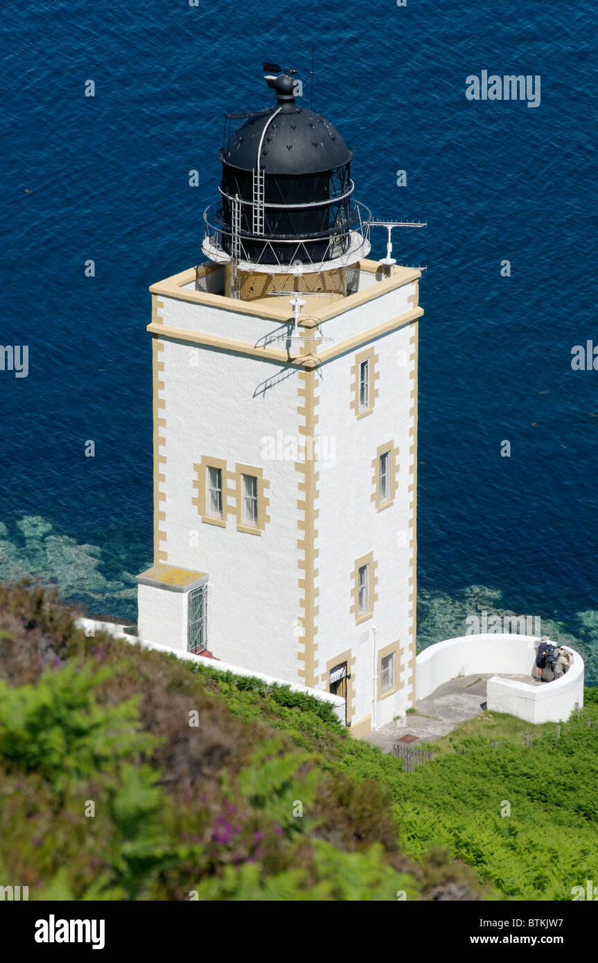 Lighthouse on Holy Island, Arran Stock Photo - Alamy