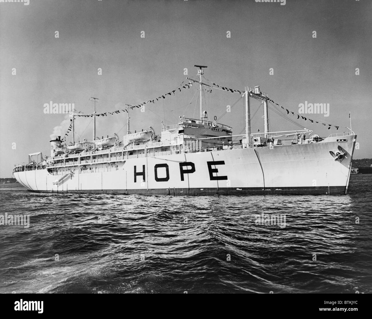 The ship hope Black and White Stock Photos & Images - Alamy