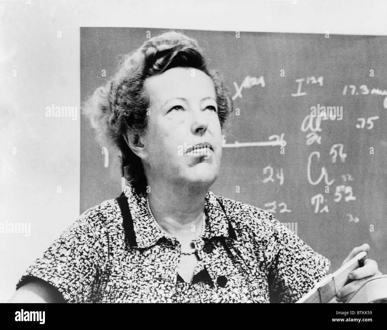 Maria Goeppert-Mayer (1906-1972) shared the 1963 Nobel Prize for ...