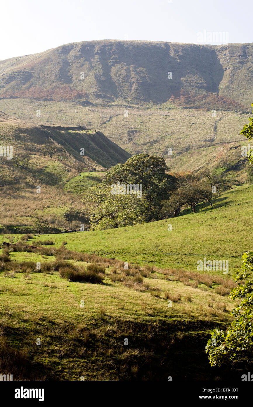 Brown Knoll near Upper Booth part of the western edge of Edale Peak ...
