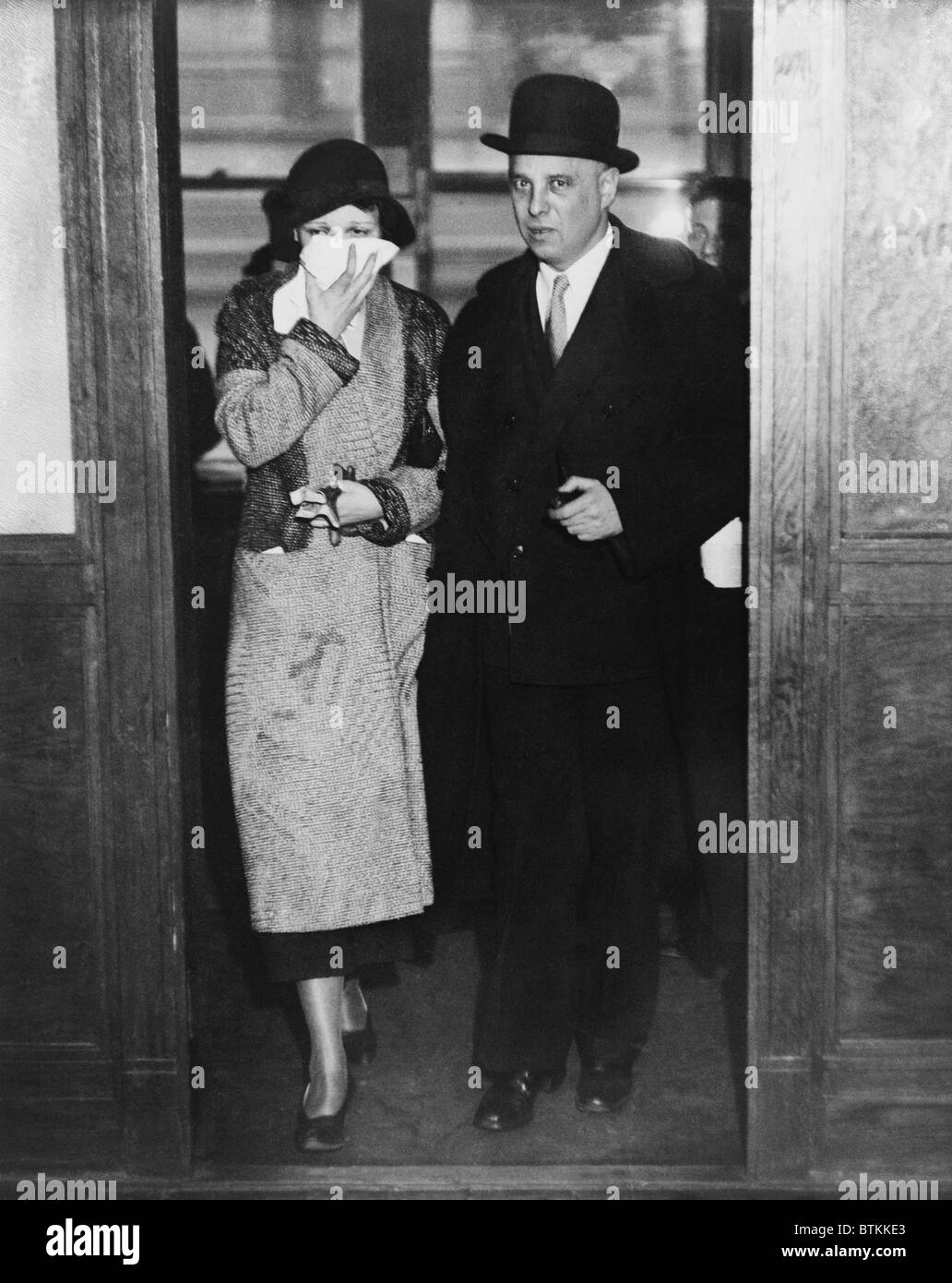 Mrs. Vincent Coll with her husband's famous defense attorney Samuel ...