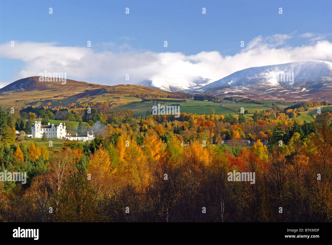 Blair castle near pitlochry perthshire hi-res stock photography and ...