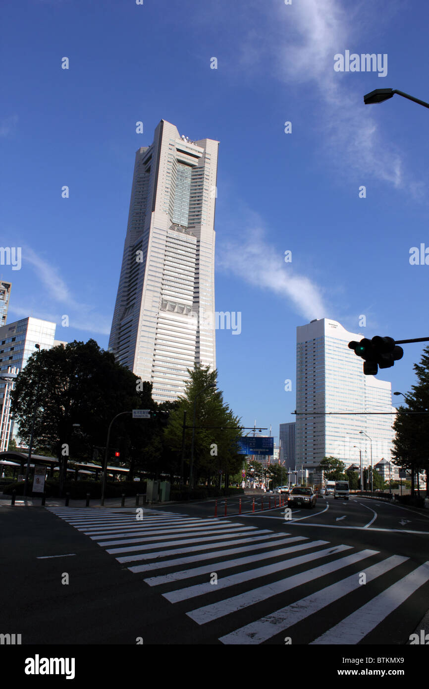 View of Landmark Tower, Yokohama japan Stock Photo - Alamy